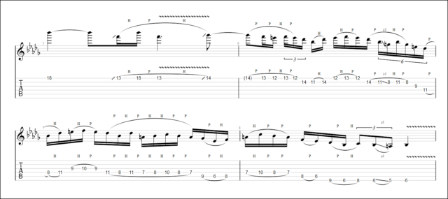 【TAB】Of Sins and Shadows(1st Guitar Solo) - Symphony X Slow Practice ...
